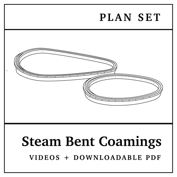 PDF Plans: Steam Bent Kayak Coaming – Cape Falcon Kayak